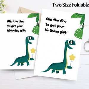 Dino Birthday Greeting Card, Birthday Card Downloadable, Birthday Card ...