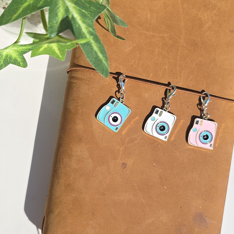 Cute Camera Charms -traveler's Journal/ Notebook / Charm Purse Charm ...