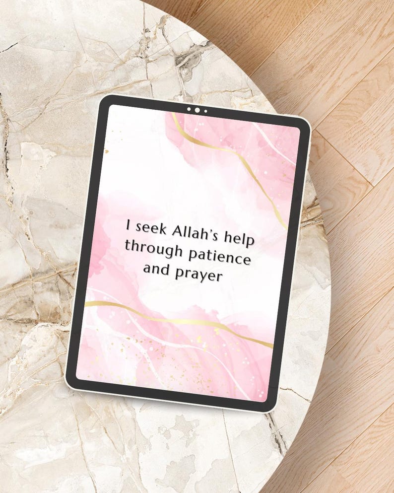24 Printable/downloadable Islamic Affirmation Cards, Islamic Gratitude ...
