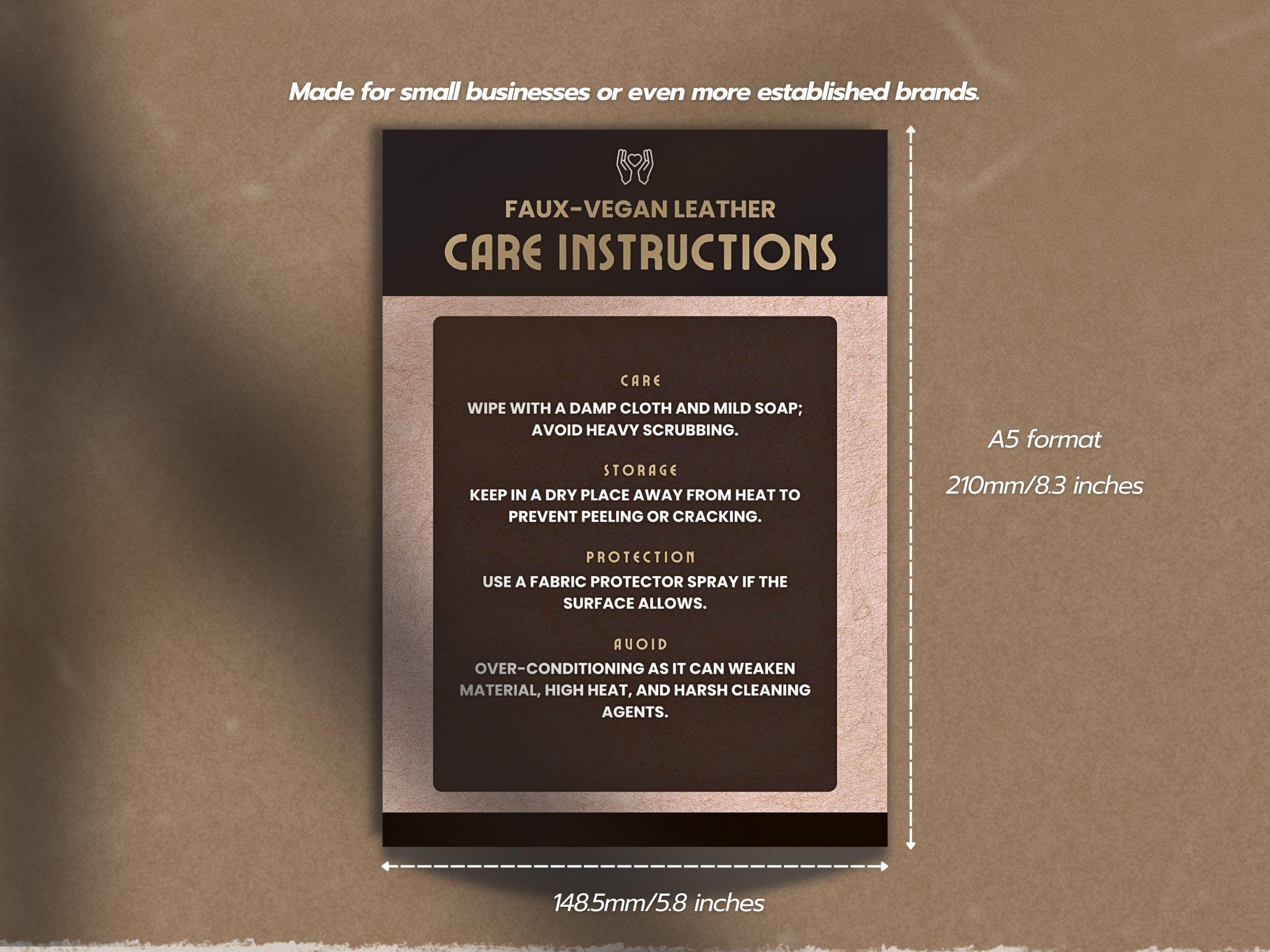 Leather Care Instructions • Easy Leather Maintenance Tips • Suede ...