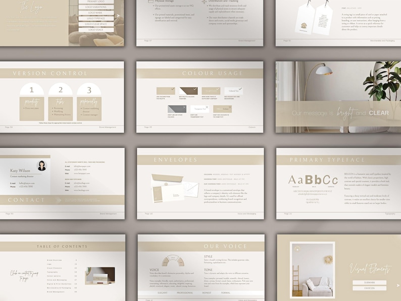 Editable Branding Guidelines Visual Identity Template Customisable ...