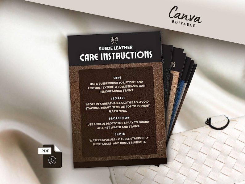 Leather Care Guide: Maintenance Instructions Manual for Suede, Patent ...