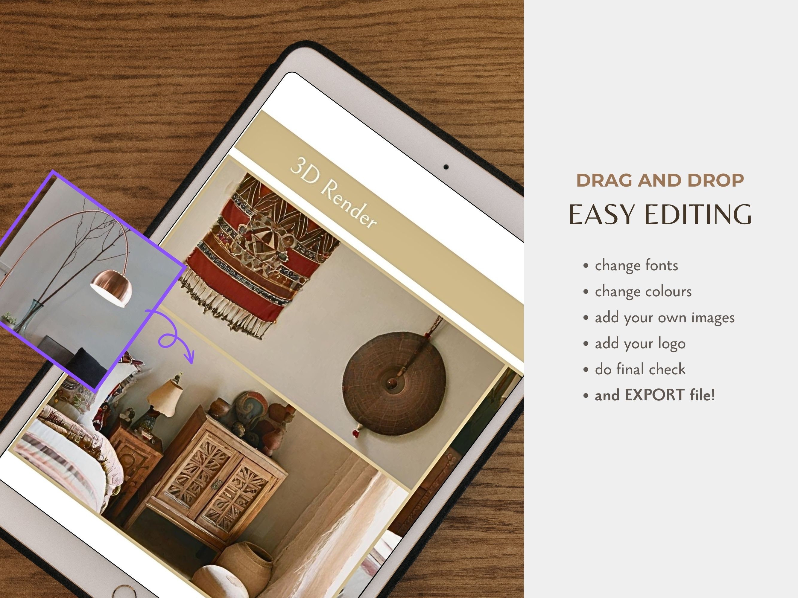 Interior Design Presentation Template Room Decor Showcase Home Remodel ...