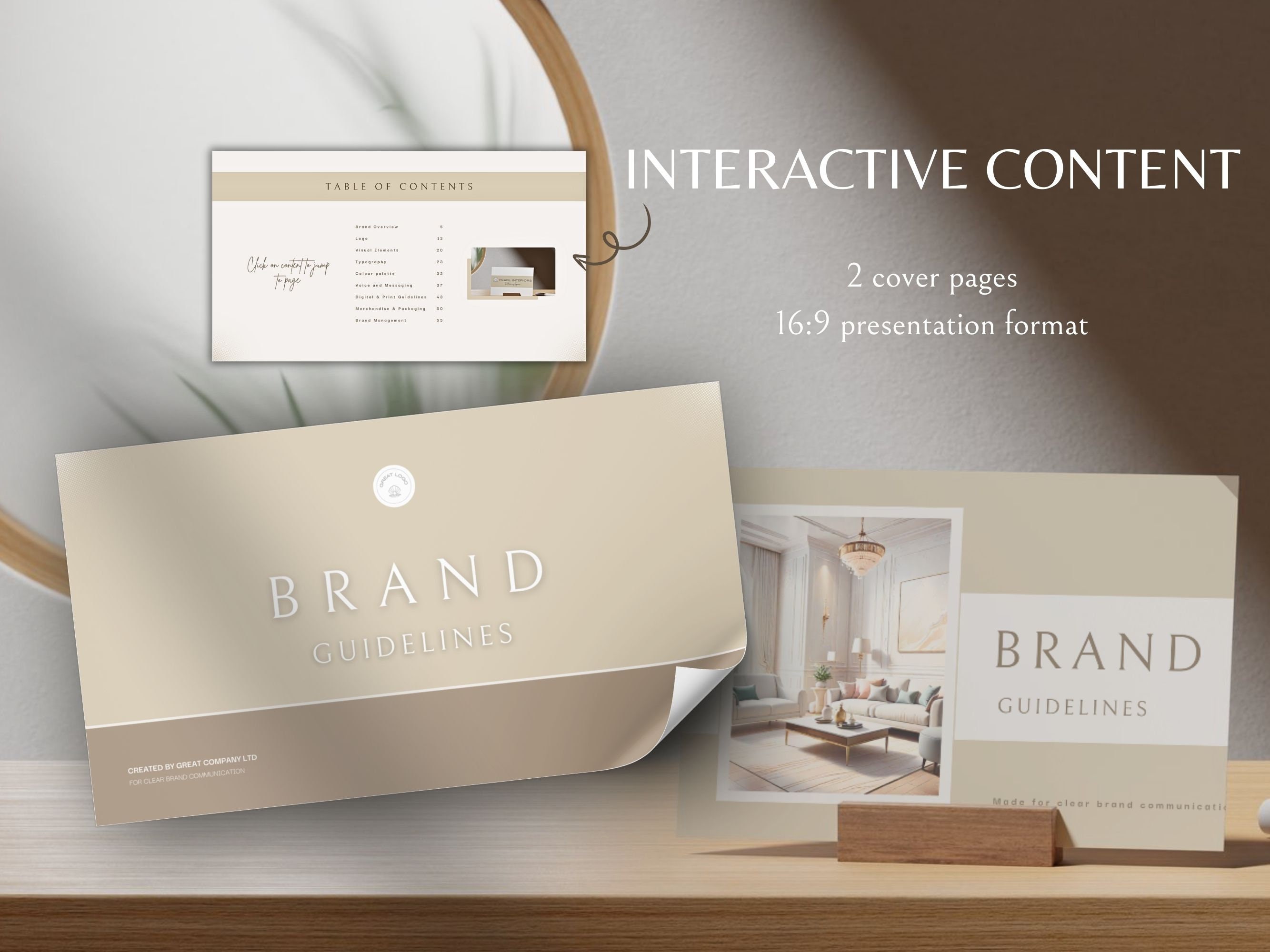 Editable Branding Guidelines Visual Identity Template Customisable ...