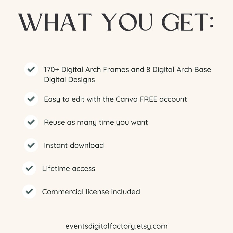 Digital Arch Frames for Canva, Digital Arch Mockups, Arch Backdrop ...