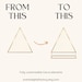 Digital Triangle Arch Frames for Canva, Triangle Event Mockups ...