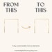 Digital Square Rectangle Arch Frames for Canva, Square Arch Mockups ...