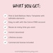Pink Balloon Menu,balloon Price Menu, Balloon Menu Mockup, Canva ...