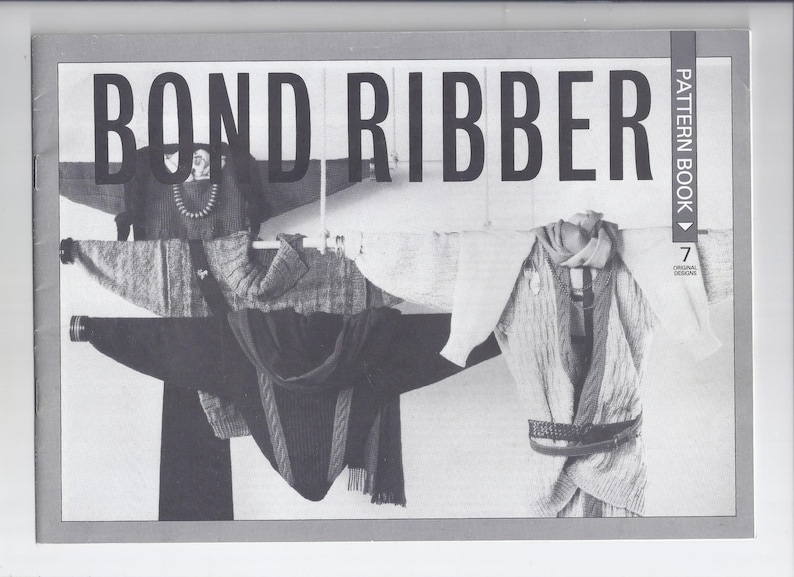 1980's Bond Ribber Sweater Pattern Book 7 Designs - Entire Book - Etsy