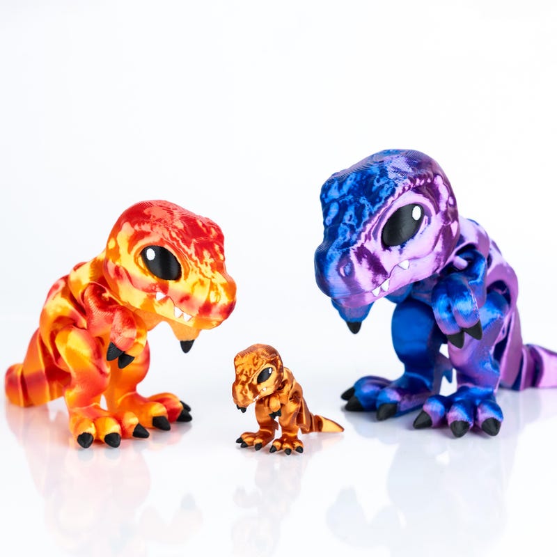 Dinosaur Fidget Toy 3d Print - Etsy Australia