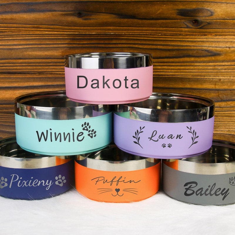 Custom Dog Bowls - Etsy