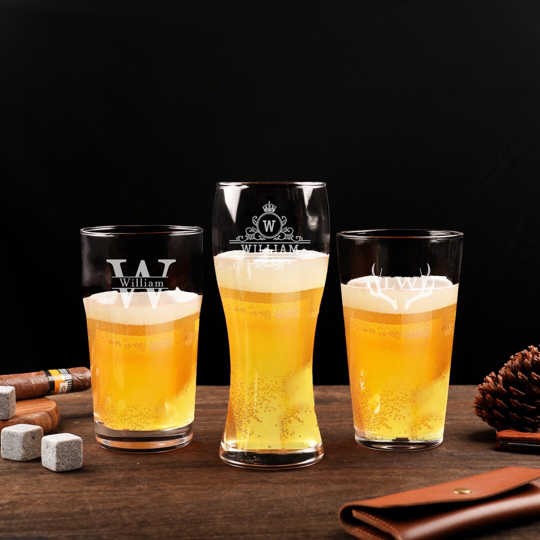 Custom Beer Glass, Personalized Beer Glass, Personalized Beer Glass ...