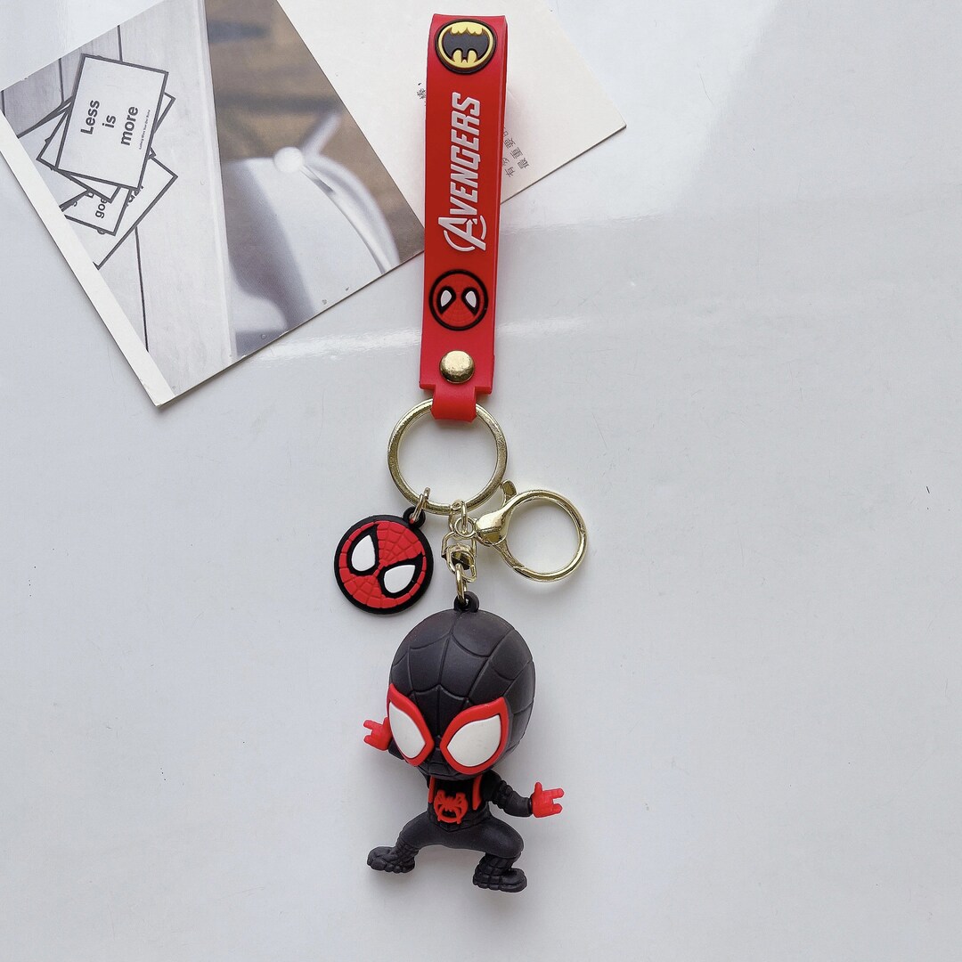Spider-man Keychain - Etsy