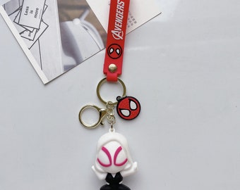 Spider-man Homemade Alpha Keychain - Etsy