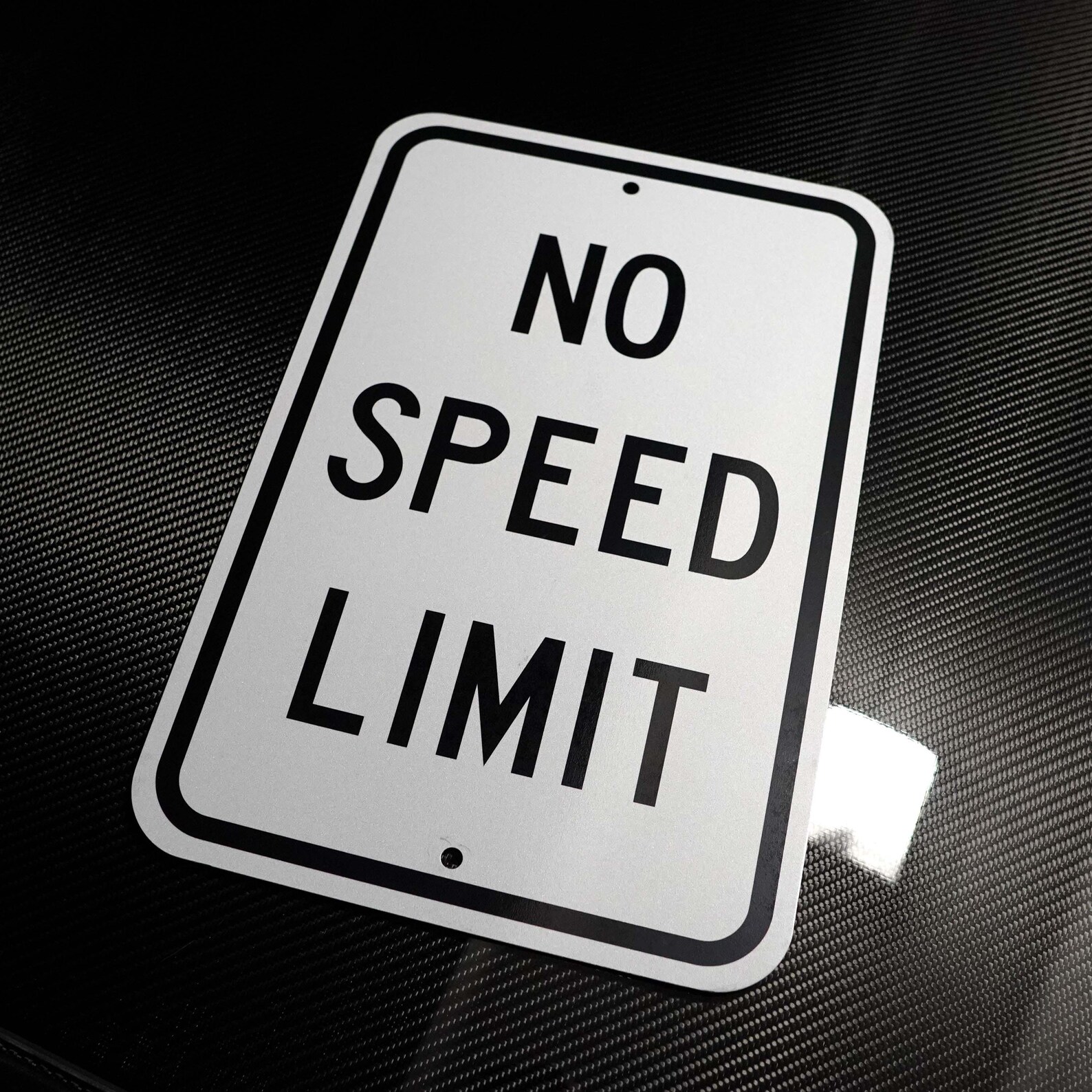 NO SPEED LIMIT. Metal Streetsign - Etsy