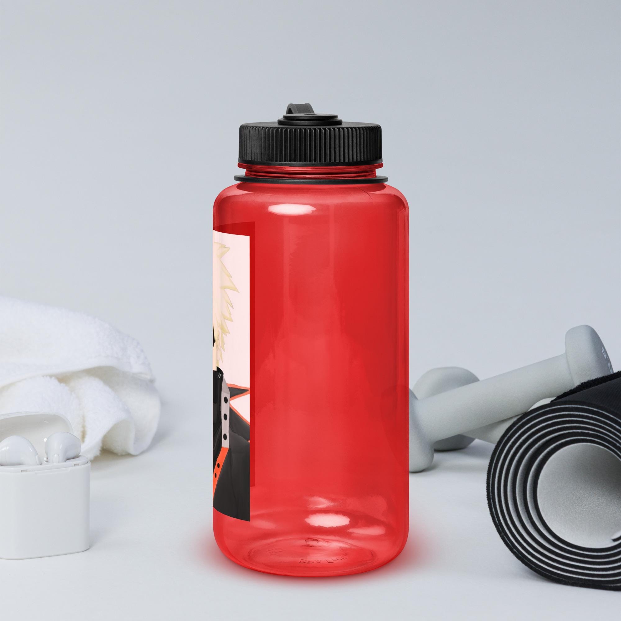 MHA Hero Bakugo Wide Mouth Plastic Water Bottle - Etsy
