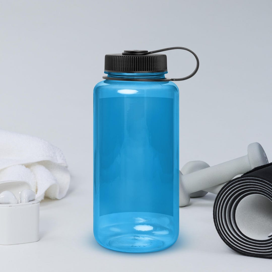 Poseidon Greek God of the Sea Wide Mouth Plastic Water Bottle - Etsy