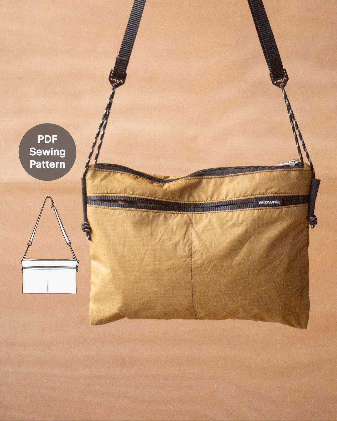 Sacoche Bag PDF Sewing Pattern | Simple Tutorial - Etsy