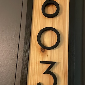 Custom Address Sign, Cedar Address Sign, House Number Address Sign ...