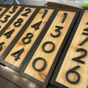 Custom Address Sign, Cedar Address Sign, House Number Address Sign ...