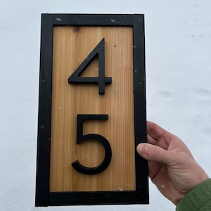 Custom Address Sign, Cedar Address Sign, House Number Address Sign ...