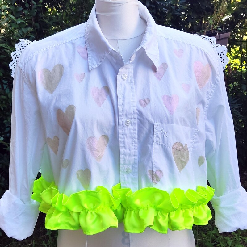 Frilly Shirt - Etsy