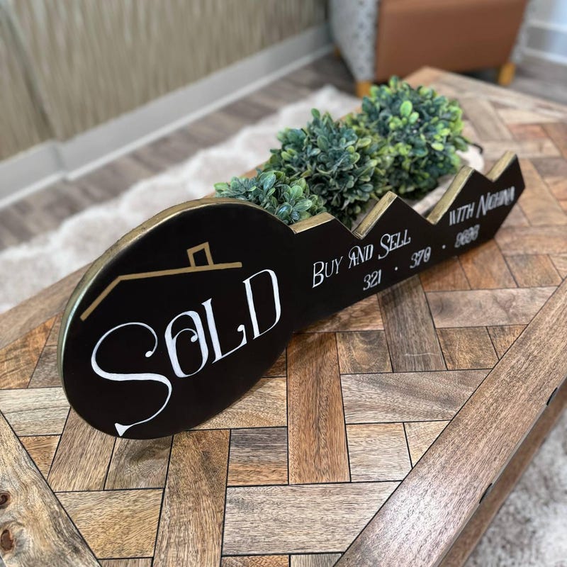 Sold Key Sign - Etsy