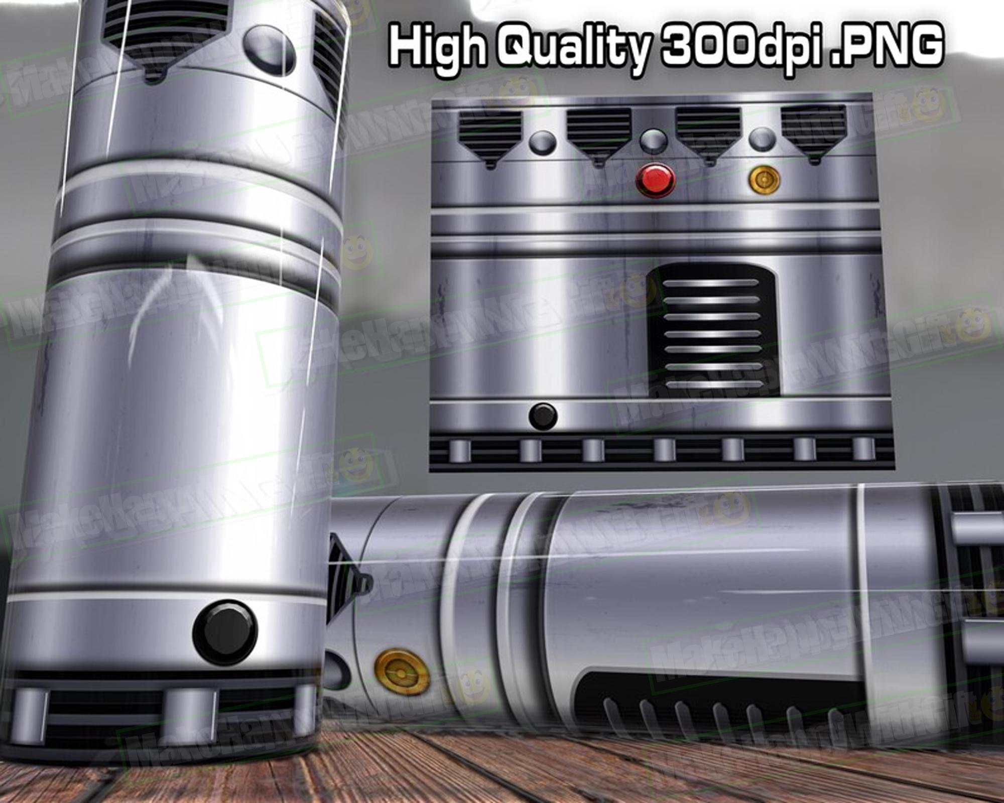 Lightsaber Tumbler Wrap, Seamless Star Wars Fandom PNG (digital File ...