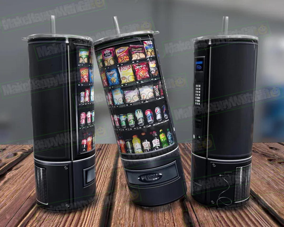 Vending Machine Tumbler Wrap, Snacks & Candy Design (PNG) - Etsy