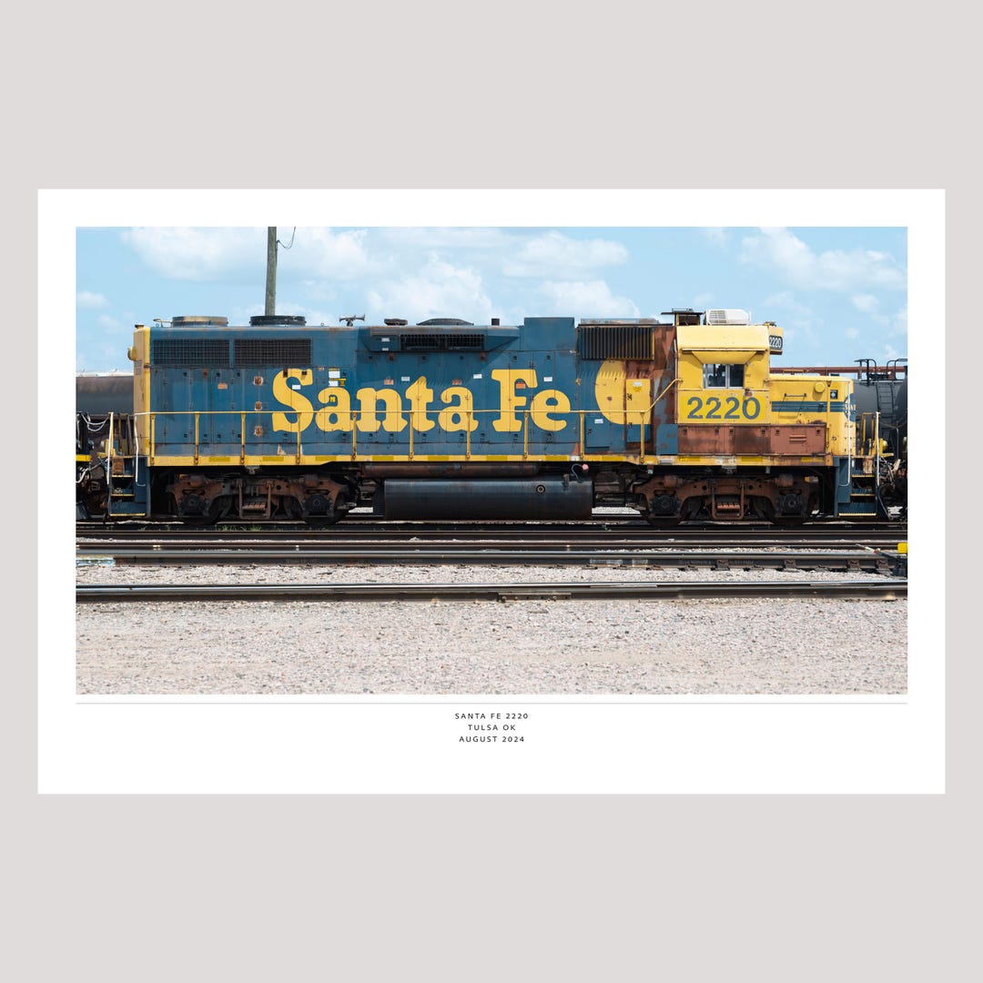 Santa Fe Engine 2220 | Landscape | Photography | Fine Art | Giclee ...