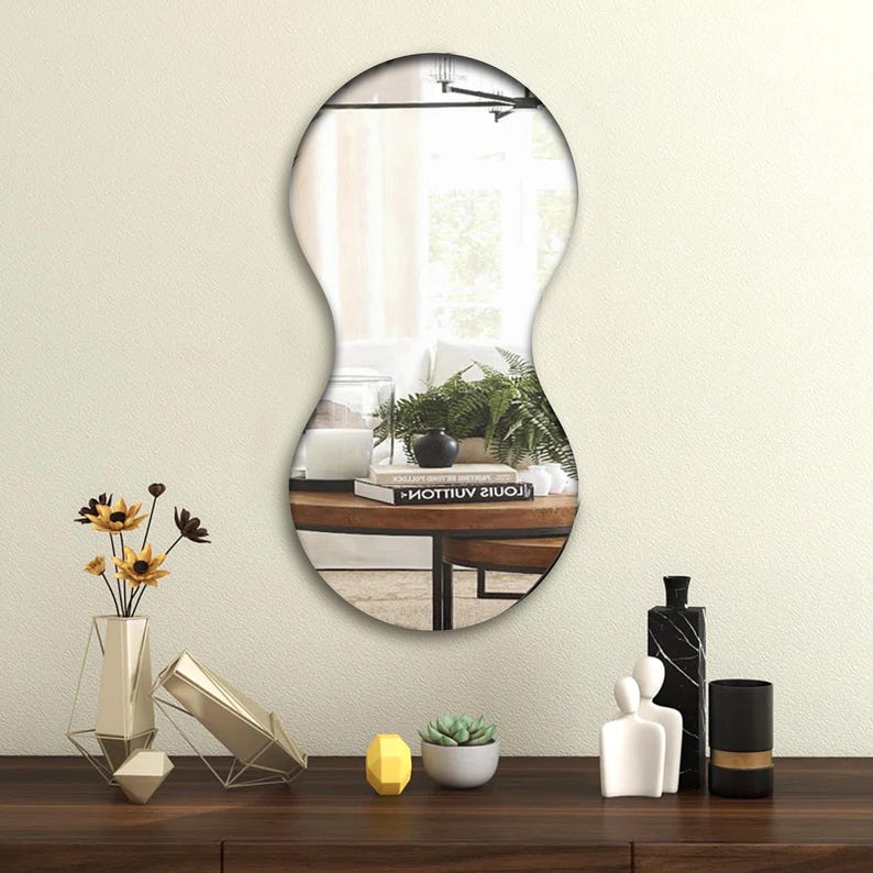Frameless Full Length Mirror: Modern Minimalist Design, All Large ...