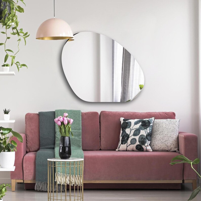 Frameless Half Round Circular Wall Mirror ,unframed Semicircle ...