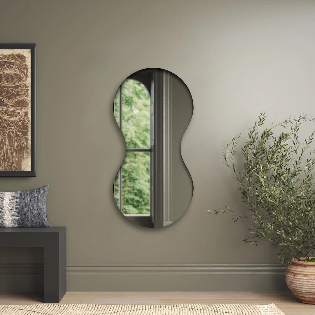 Frameless Full Length Mirror: Modern Minimalist Design, All Large ...