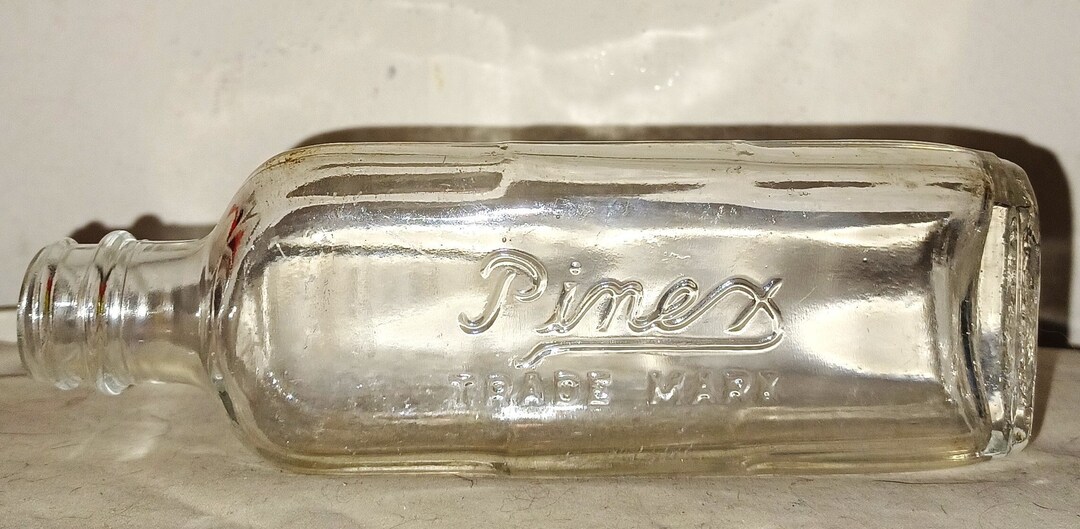 Vtg Pinex Cough Medicine Bottle - Etsy