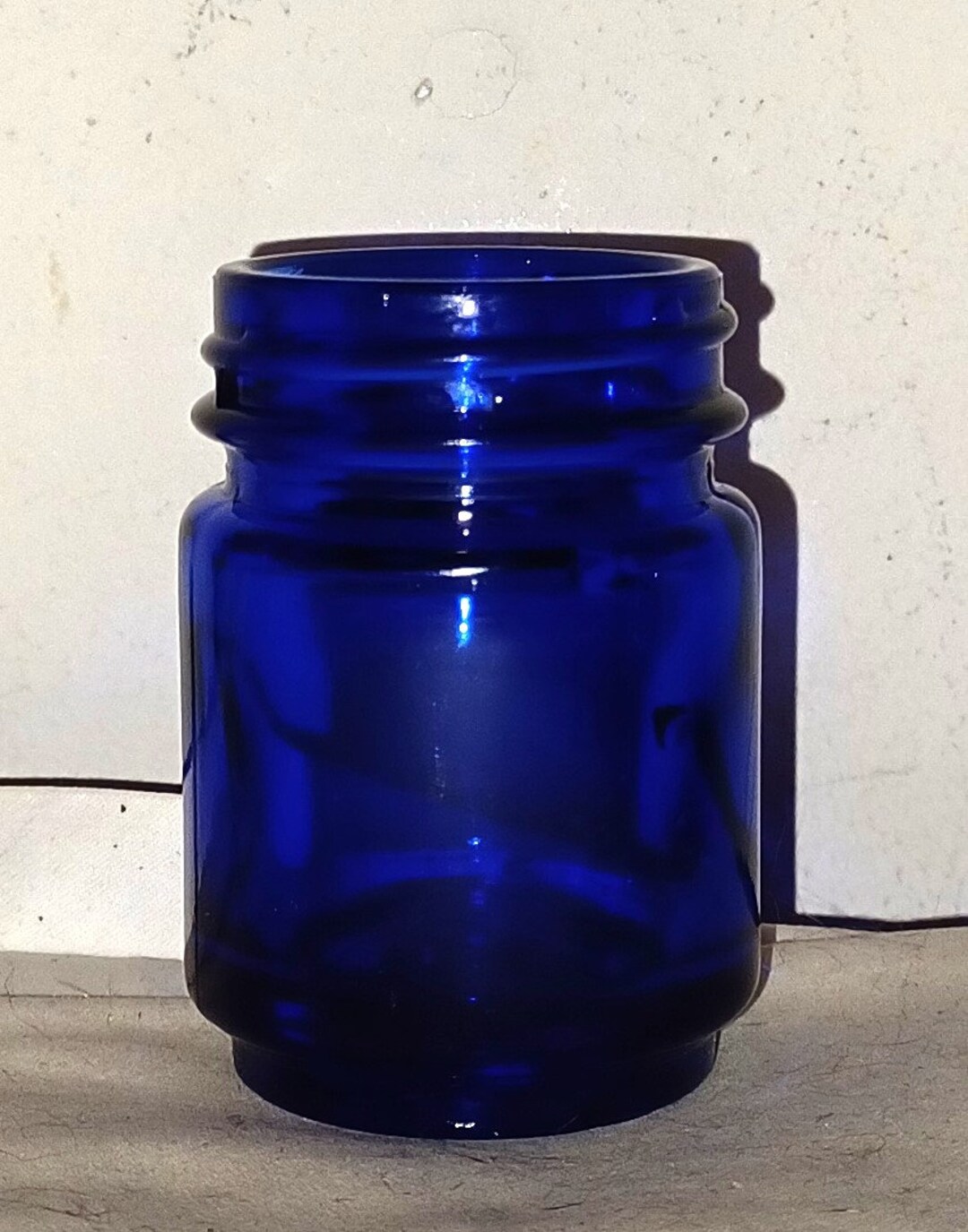 Vtg Cobalt Blue Vicks Vaporub Jar Probably 1950s - Etsy
