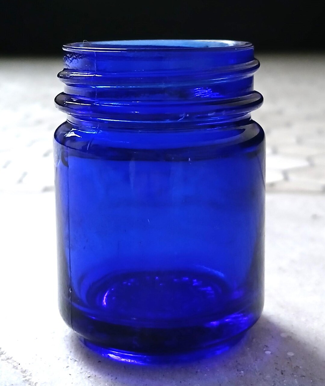 Vtg Cobalt Blue Vicks Vaprorub Jar 1940s - Etsy