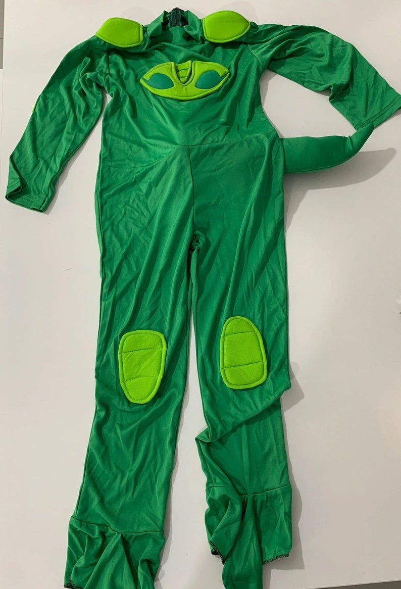 Pj Masks Gekko Costume for Kids Gecko Greg Cosplay for Halloween ...