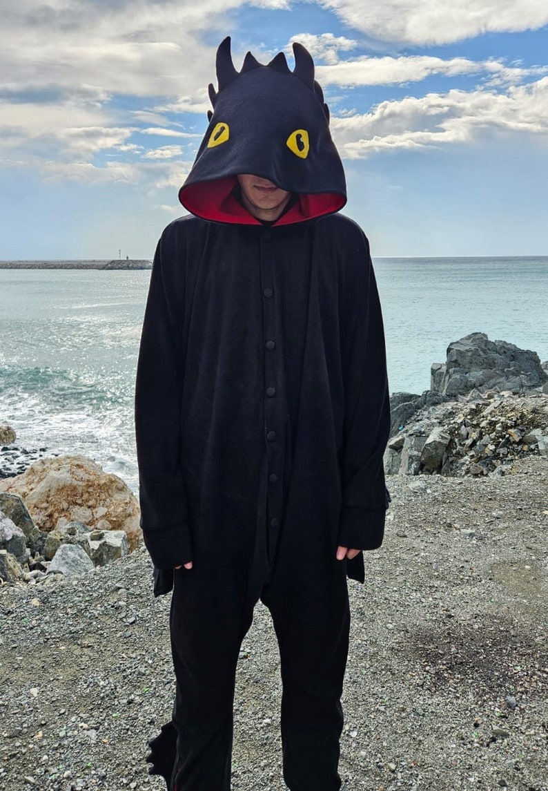 Light Fury Costume for Adults How to Train Your Dragon Cosplay Kigurumi ...