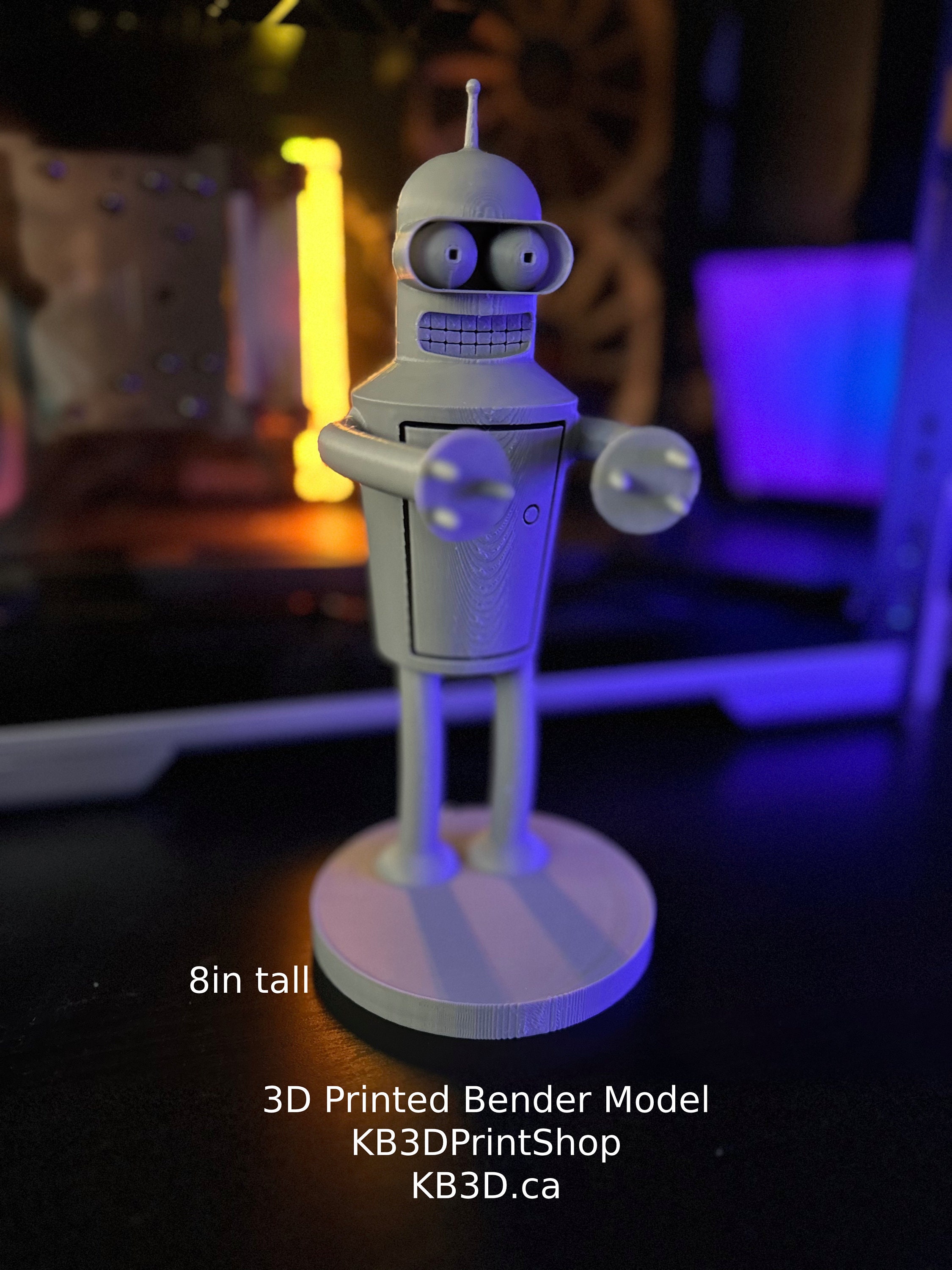 3D Printed Bender Controller Holder Futurama Inspired Collectible - Etsy