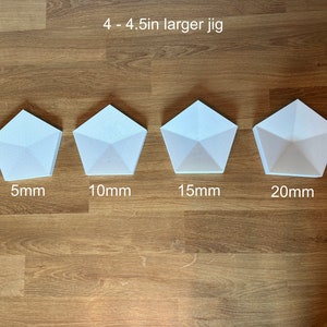 Pentagon Succulent Stained Glass Jig Set - Etsy