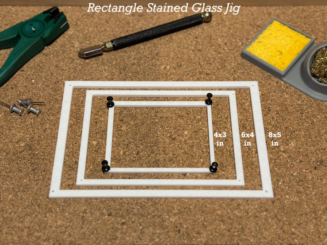Rectangle Stained Glass Jig - Etsy