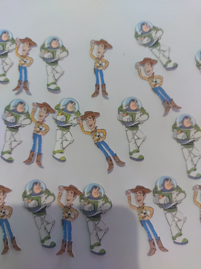 Toy Story Confetti Made With Cardstock - Etsy