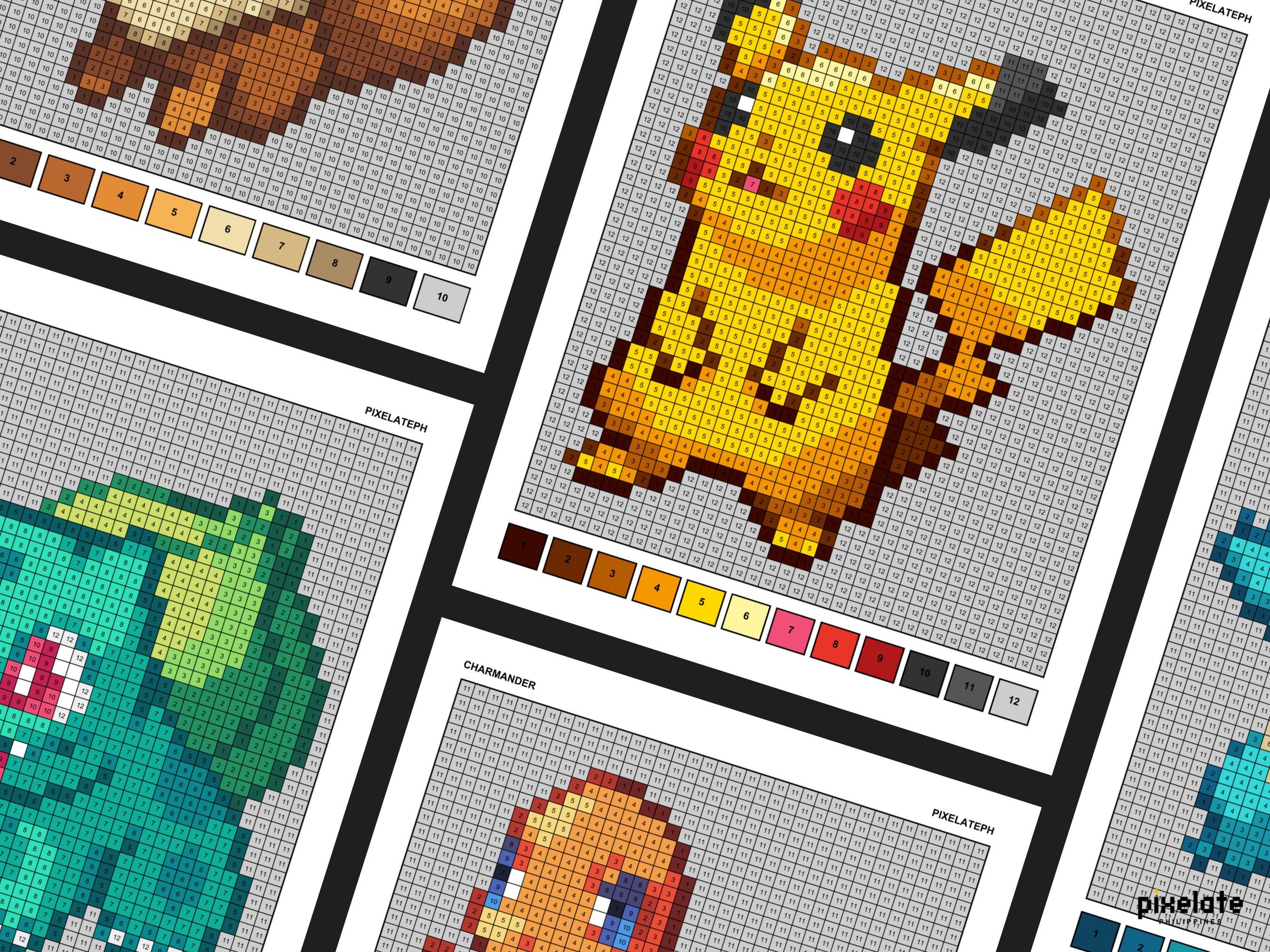 Griglia Pixel Art Pokemon Eevee Eevee Pixel Art