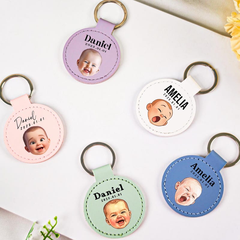 Baby Shower Keychain - Etsy