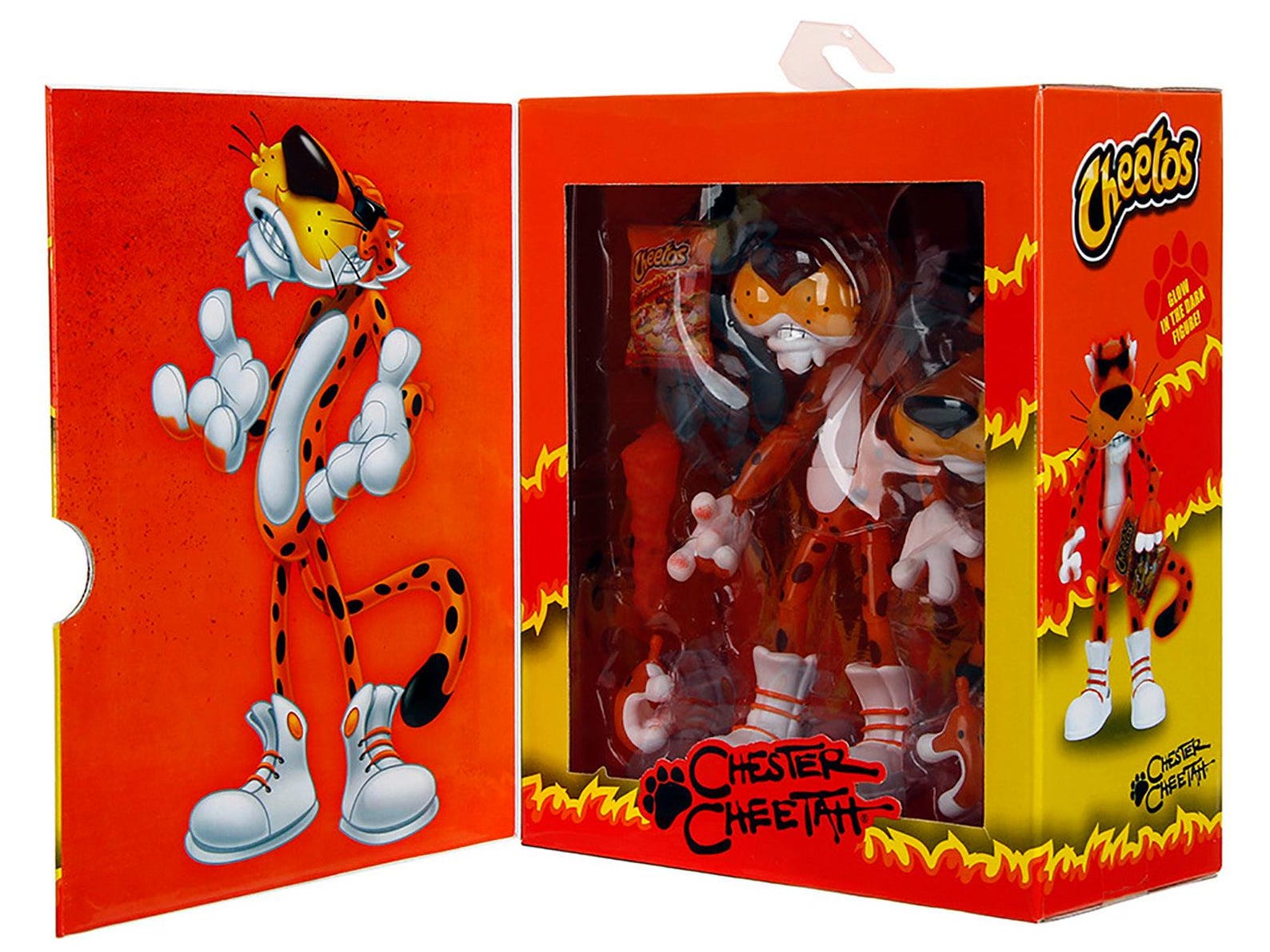 Chester Cheetah 5.5" Glow-in-the-dark Figure With Accessories and ...