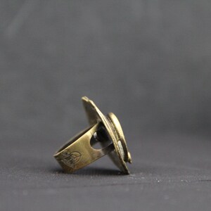 Large Boho Ring , Bronze Handmade Ring , Ethnic Unique Jewelry , Large ...