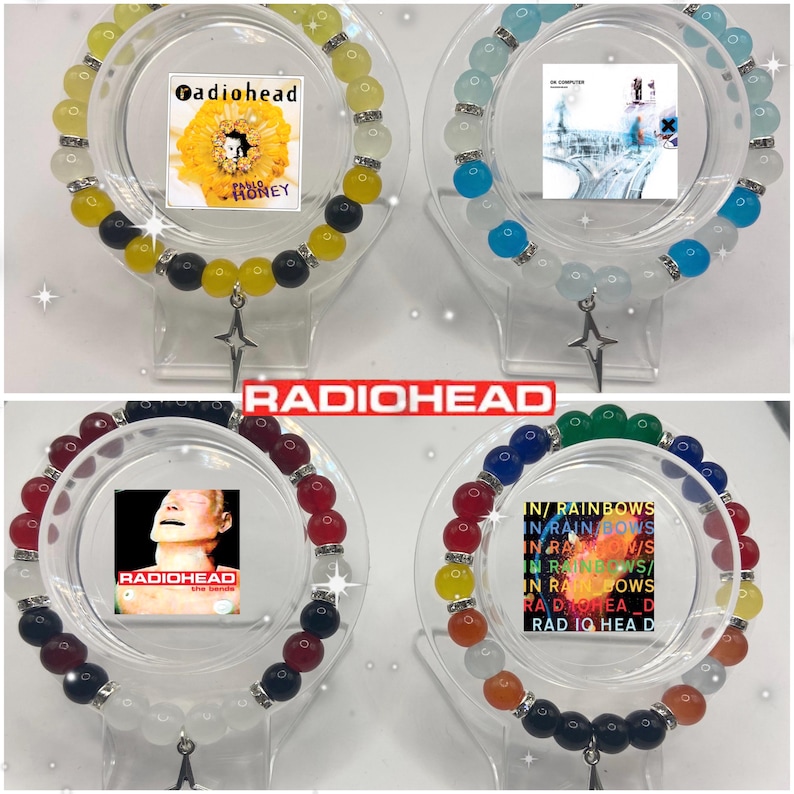Radiohead Inspired Beaded Bracelets!! - Etsy
