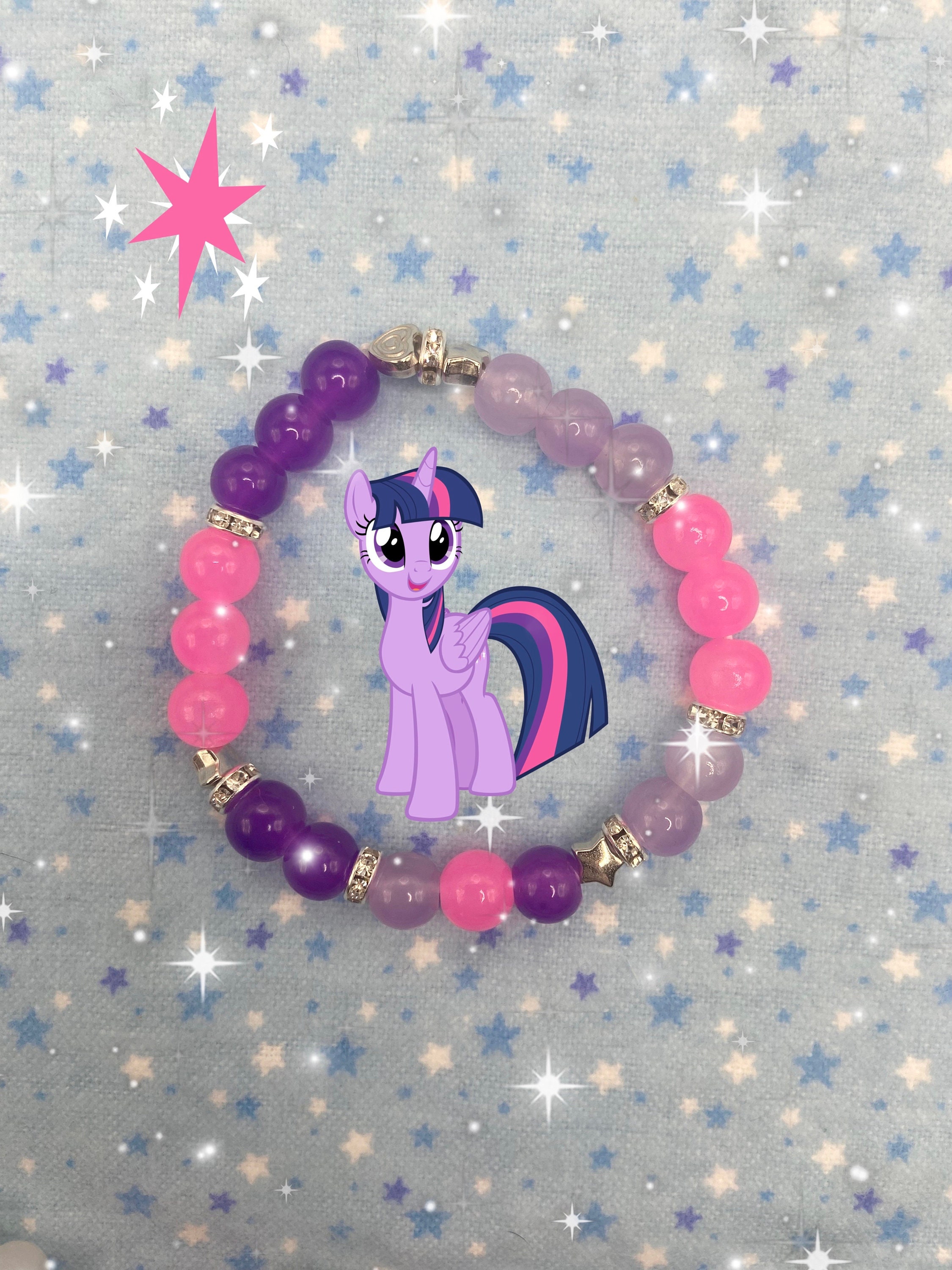 My Little Pony Inspired Beaded Bracelets - Etsy
