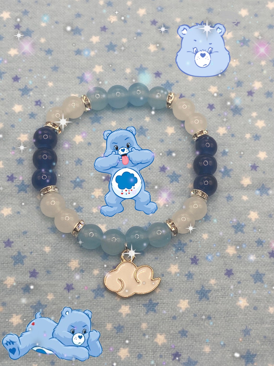 Care Bears Inspired Beaded Bracelets - Etsy