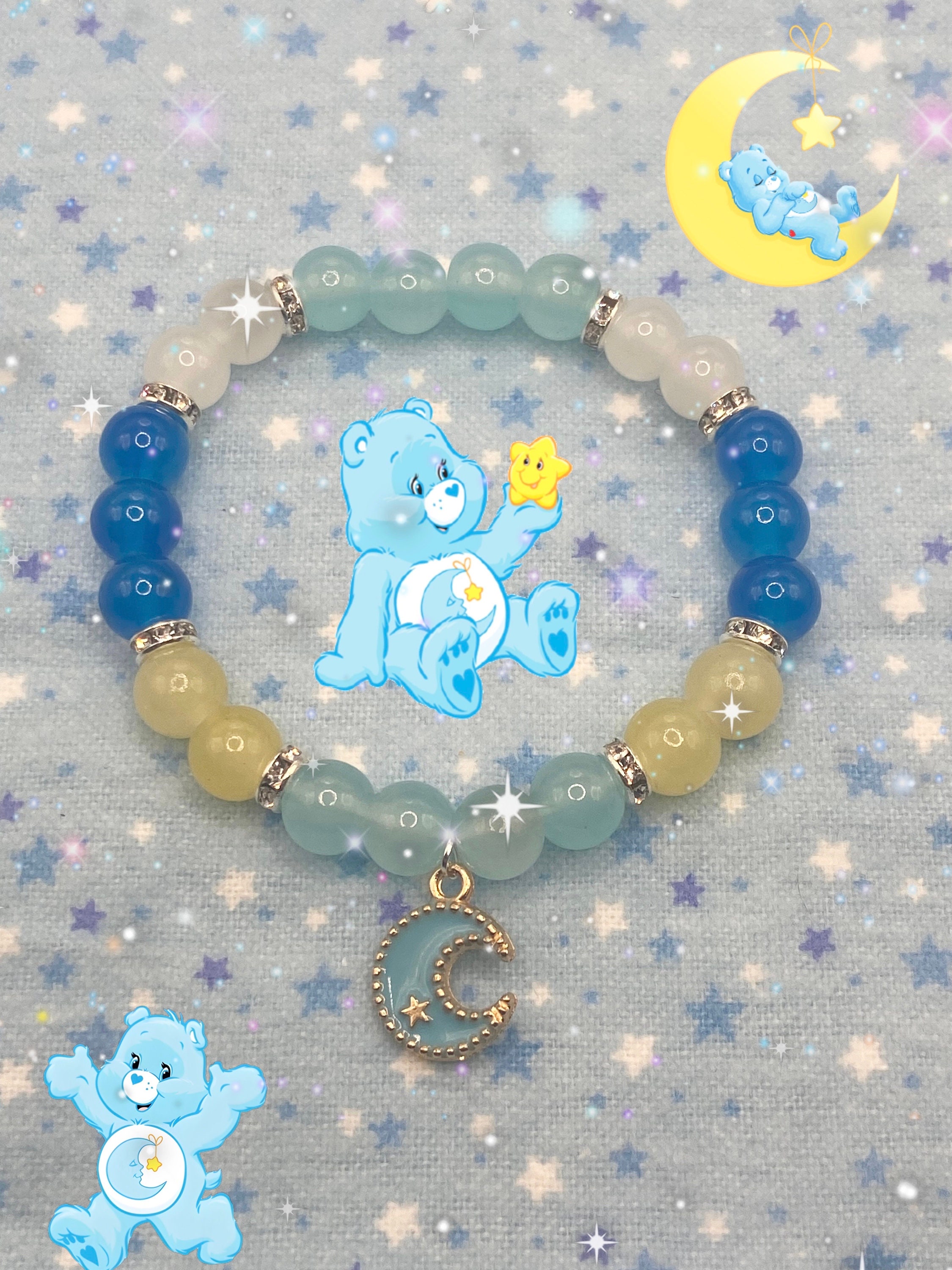 Care Bears Inspired Beaded Bracelets - Etsy